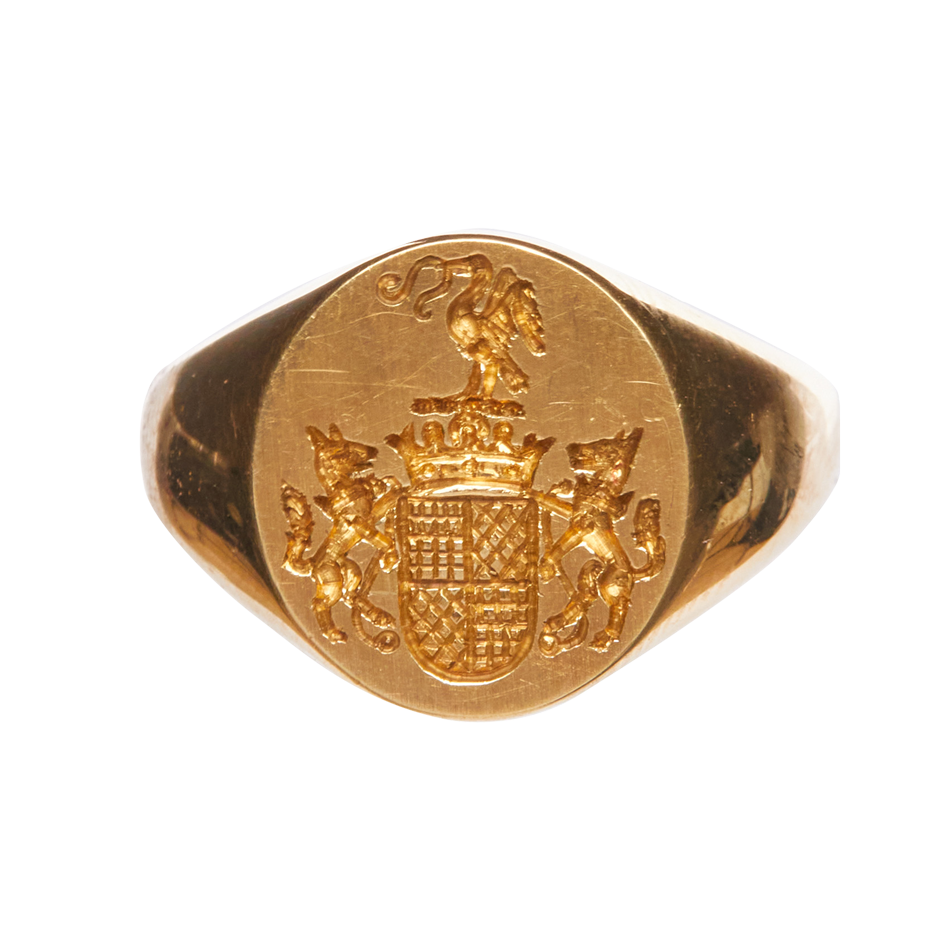 ROMAN — French Signet Ring – Arrow and Anchor